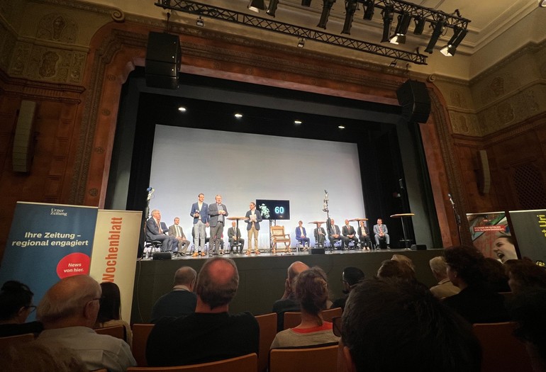 Wahlpodium der SRG Uri in Altdorf - Aktuelles | SRG Deutschschweiz