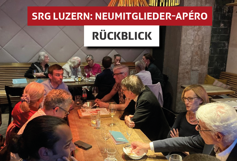 Gemeinsam für einen starken Service public: Neumitgliedertreffen in Luzern - Aktuelles | SRG ...