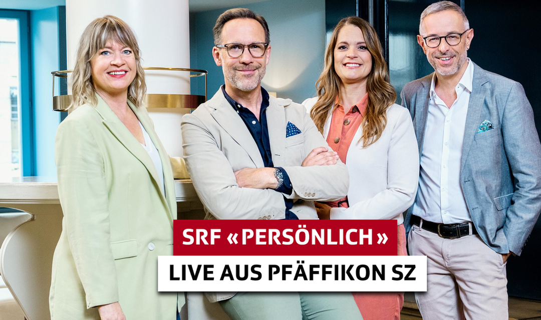 Mit der SRG Schwyz an die SRF1 Radio-Talk-Sendung «Persönlich» in Pfäffikon im Seedamm Plaza ...