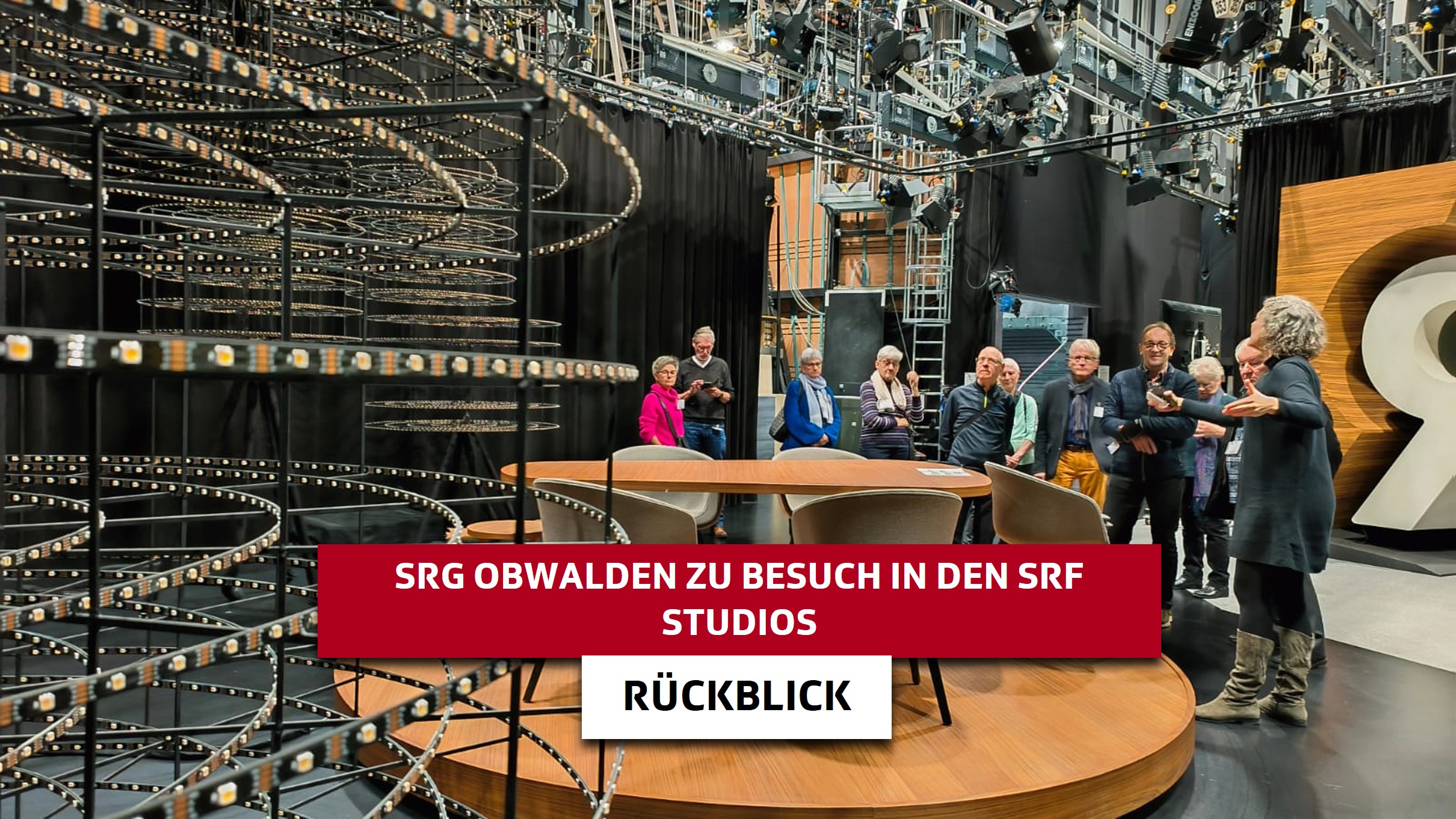 Perspektivenwechsel: Führung mit der SRG Obwalden durch die SRF-Studios ...